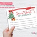 Secret Santa Gift Exchange Printable: Office Holiday Party (instant ...