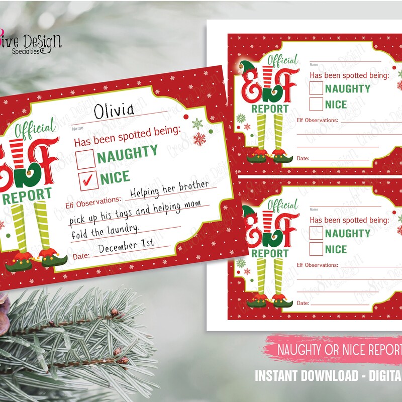 Naughty or Nice - Etsy