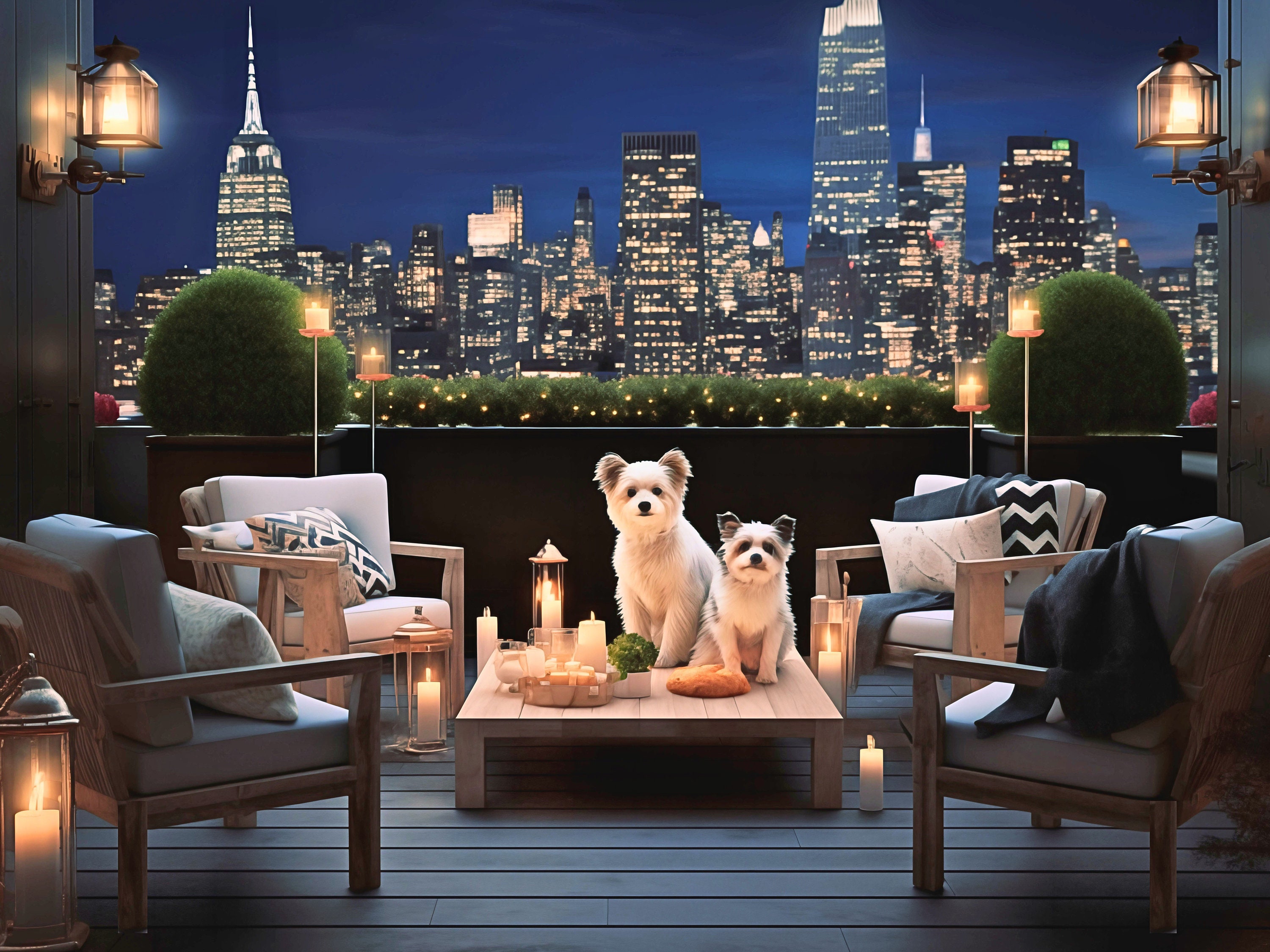 Digital Download NYC- Dogs Wall Art , Dogs Print , Dogs Poster , Luxury ...