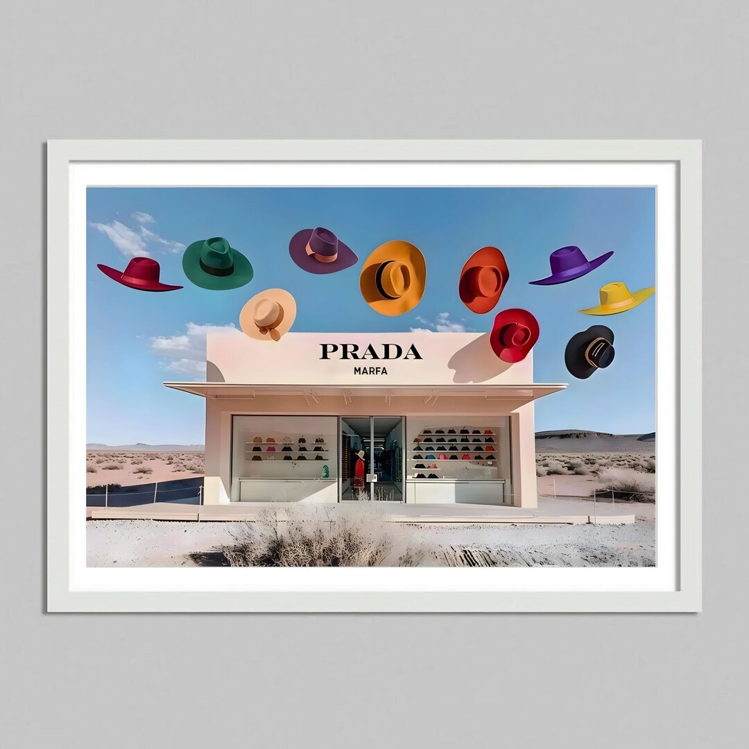 Store in Desert, Marfa Digital Download, High Life, Hats Marfa Desert ...