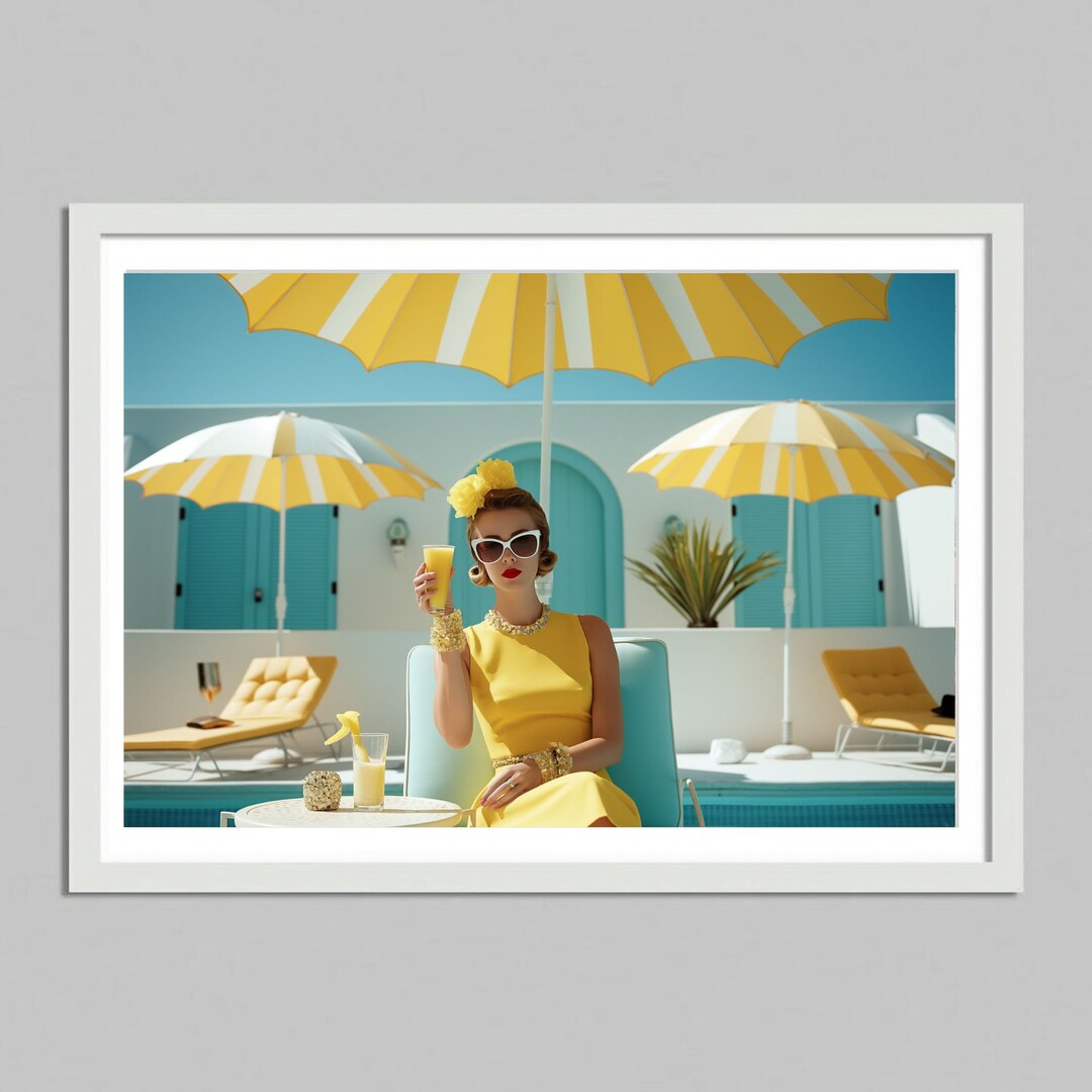 Woman in the 50s at Fancy Hotel Digital Download, High Life, Realistic ...