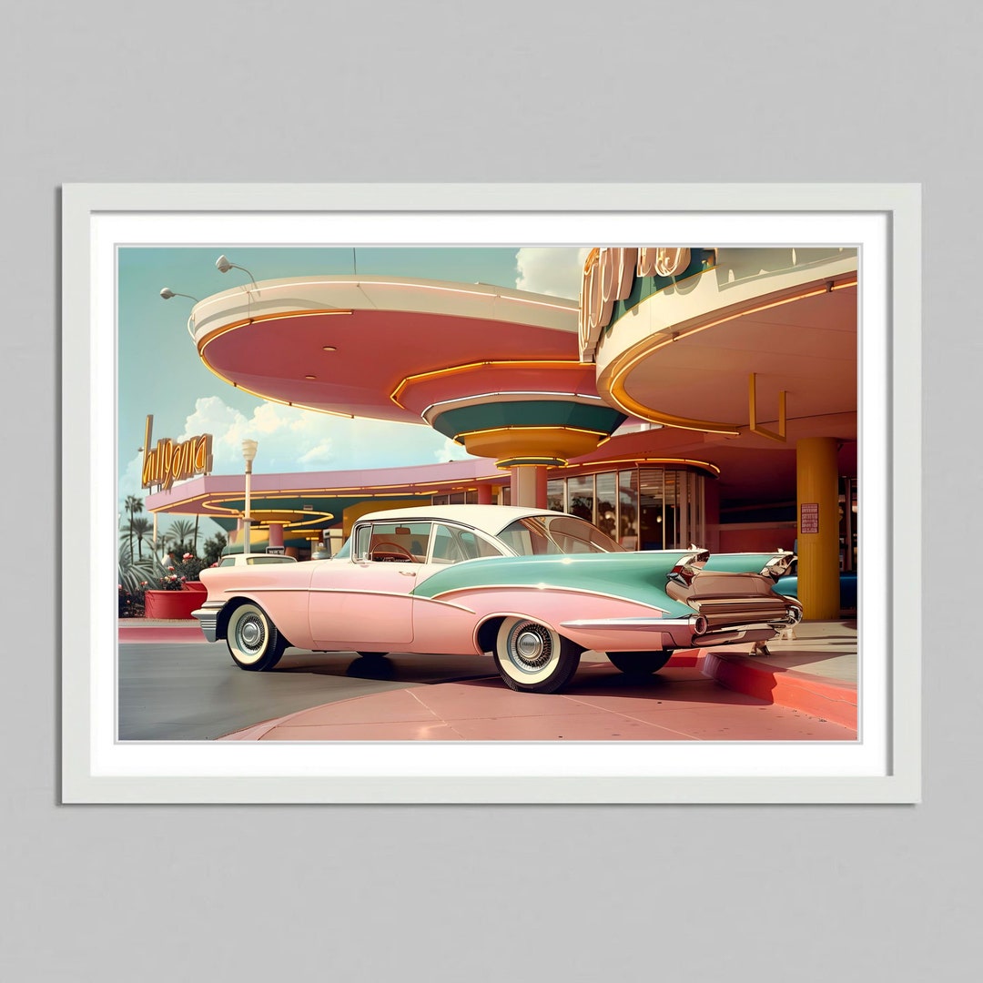 Digital Download Sights of the 50s Wall Art Vintage Print ,retro Poster ...