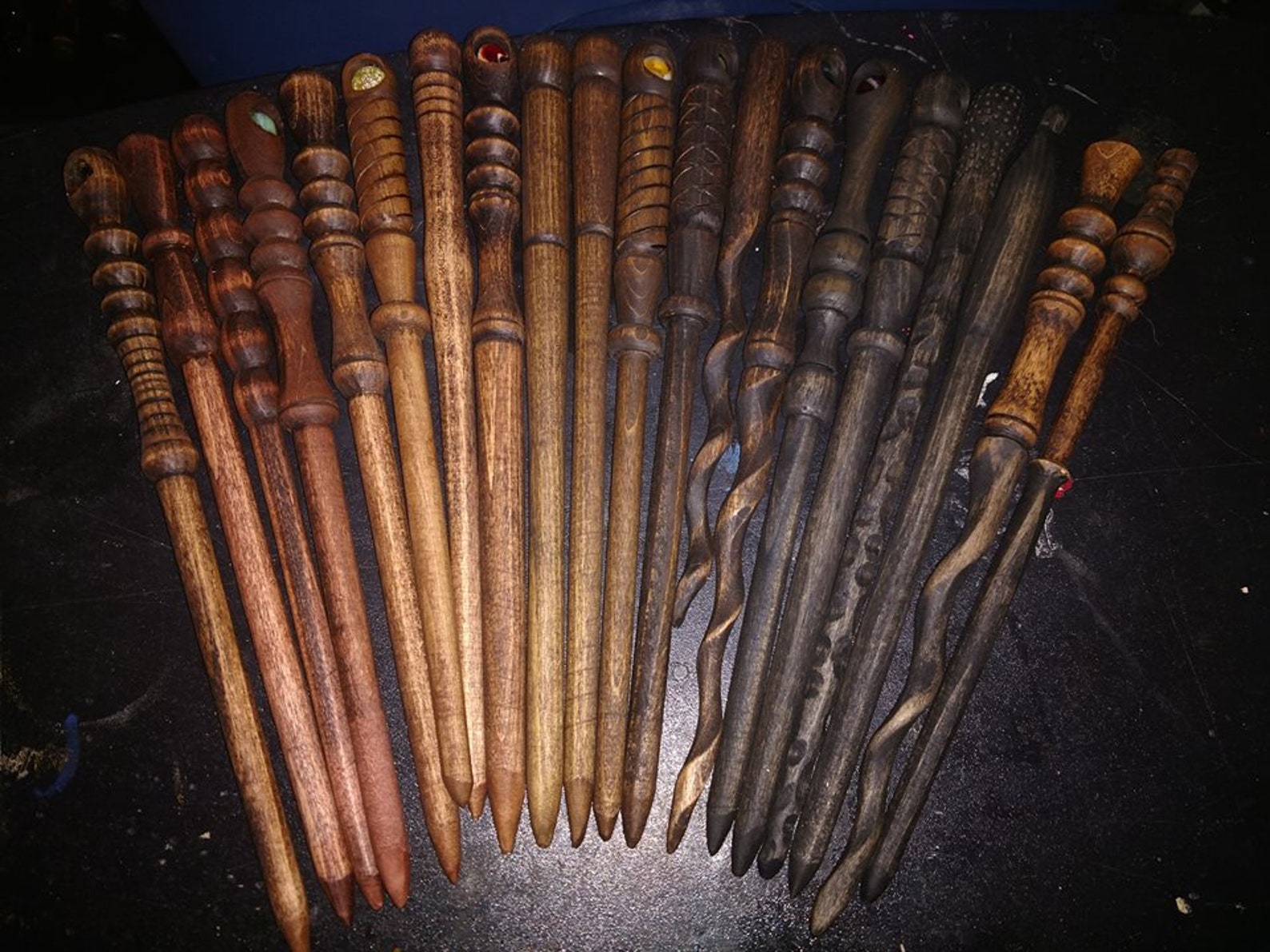 20 Assorted Movie Inspired Wooden Wands - Magic Wands - Etsy