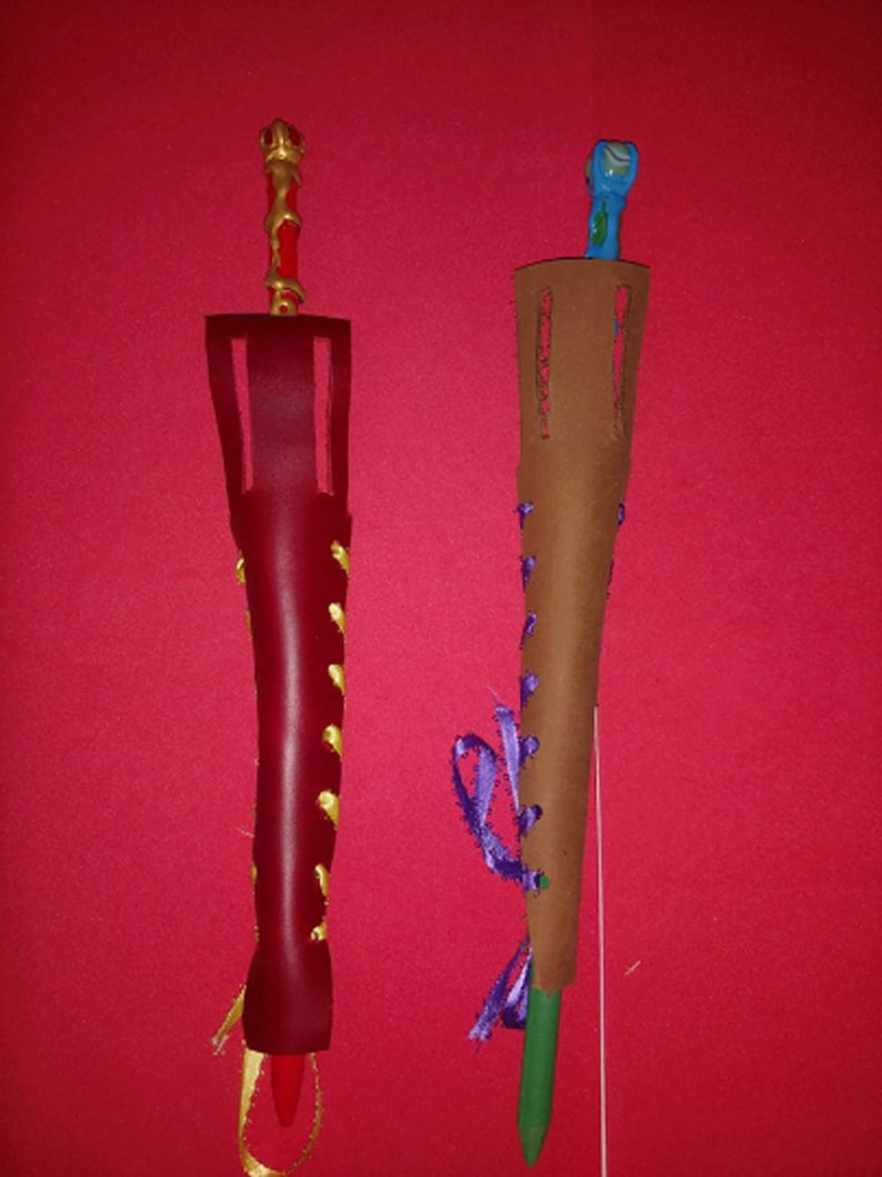 Small Magic Leather Wand Holster, Sheath - Etsy