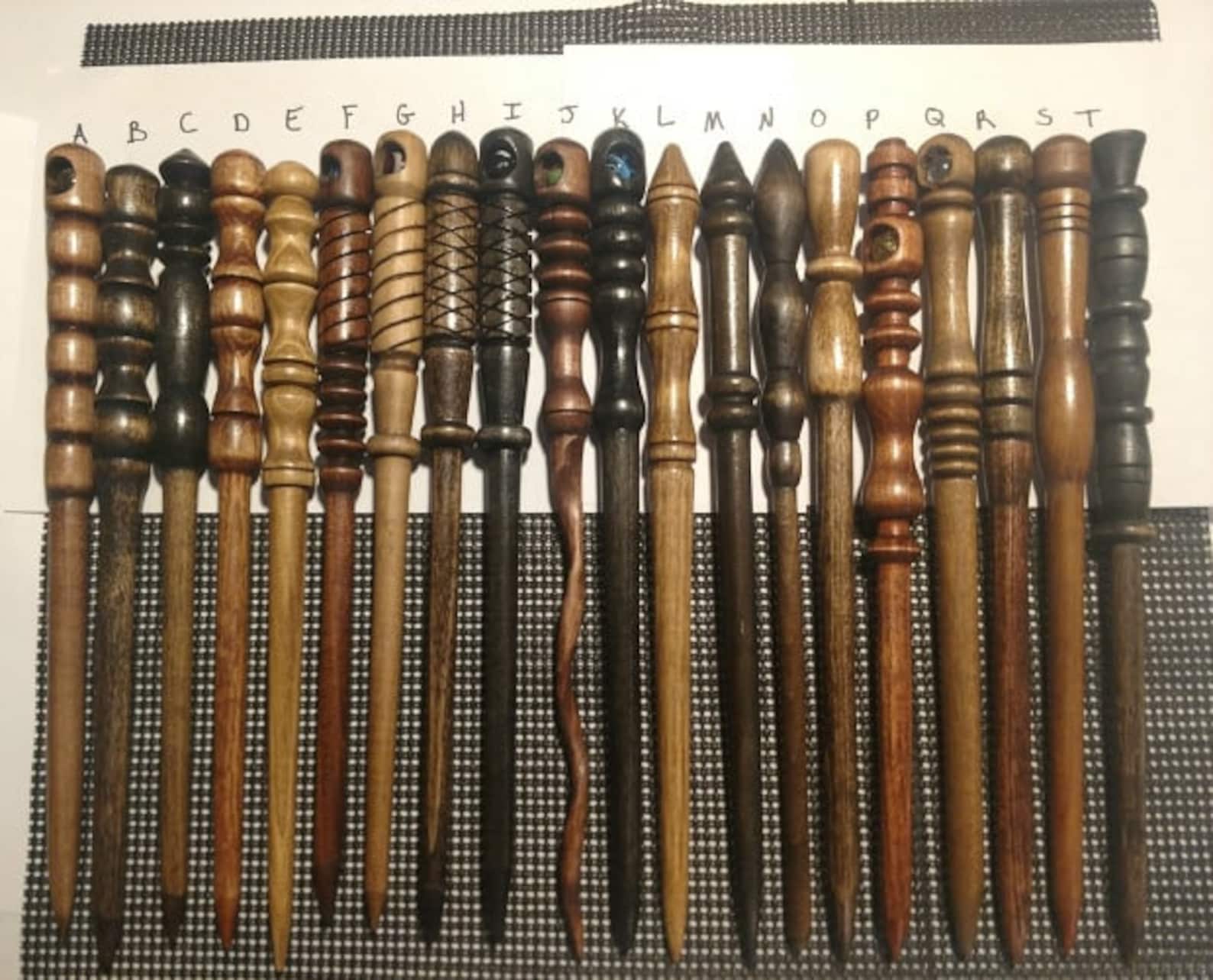 Wands Hand Crafted Movie Inspired Wooden Wizard Wands | Etsy