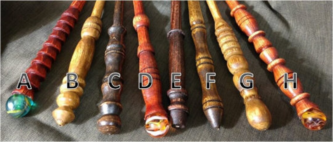 Inspired Wooden Wizarding Wands - Magic Wands - Etsy