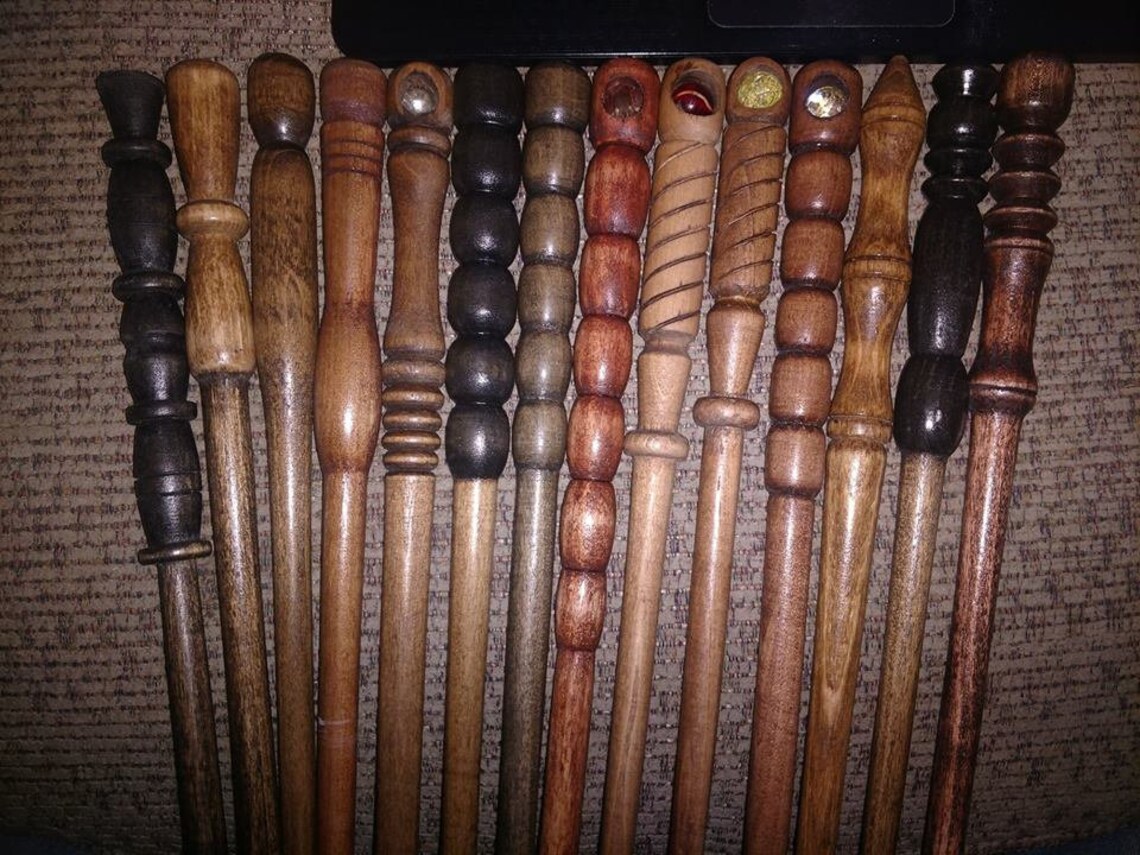 20 Assorted Movie Inspired Wooden Wands - Magic Wands - Etsy