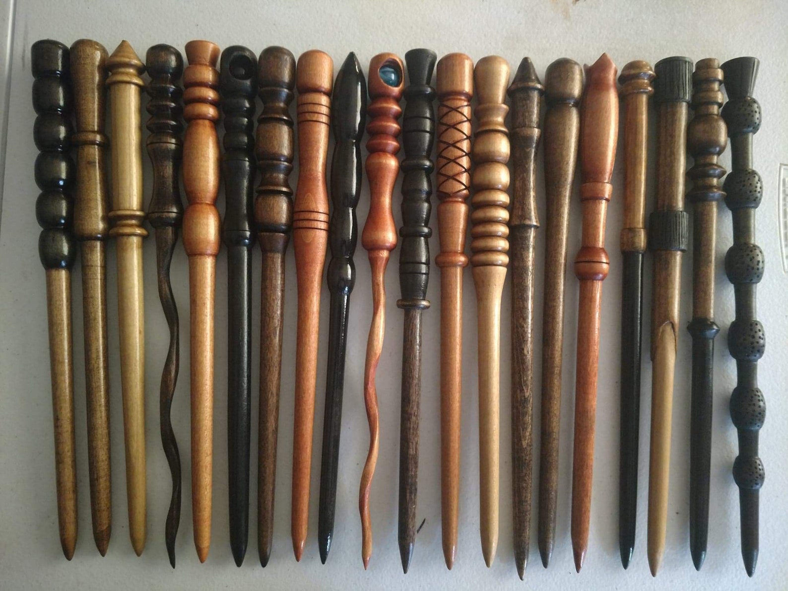 10 Assorted Movie Inspired Wooden Wands - Magic Wands - Etsy