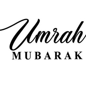 6 X Umrah Mubarak Decals/stickers/name Word Cut Vinyl Decal - Etsy UK