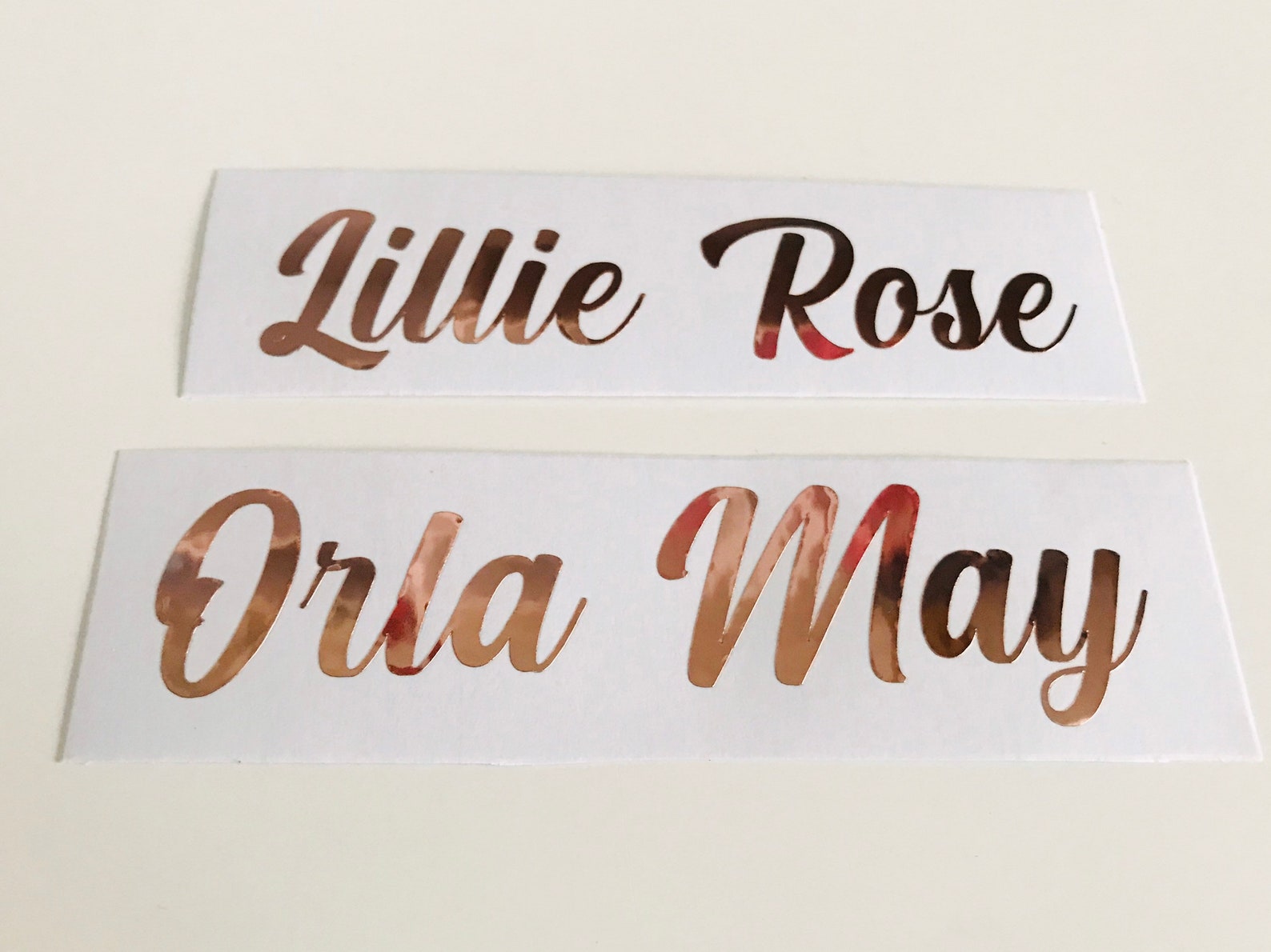 1 X Personalised CHROME Vinyl Decal Sticker / Word Cut Vinyl | Etsy