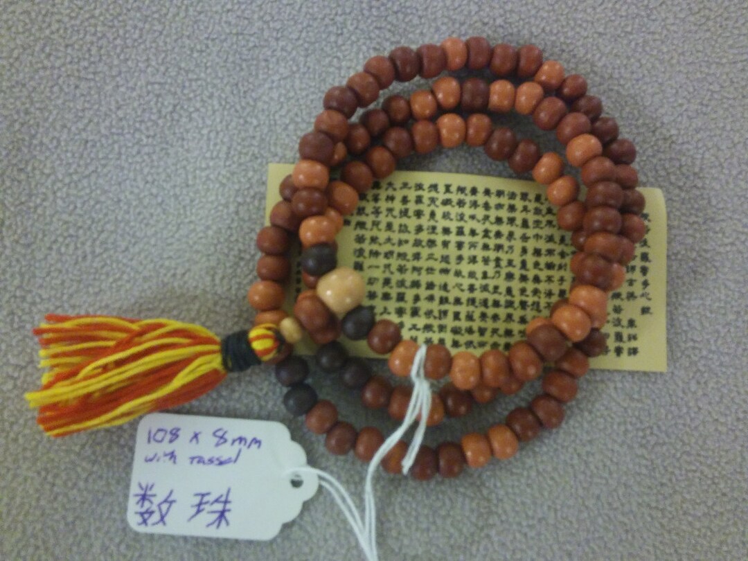 Buddhist Prayer Beads - 108-bead Full Mala With Tassel - Etsy