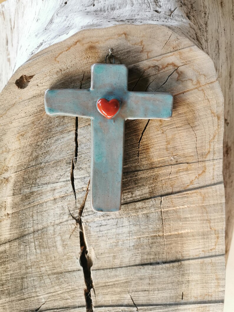 Ceramic Christian Cross, Christian Cross Catholic Religious Symbols ...