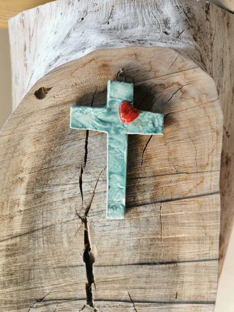 Ceramic Christian Cross, Christian Cross Catholic Religious Symbols ...