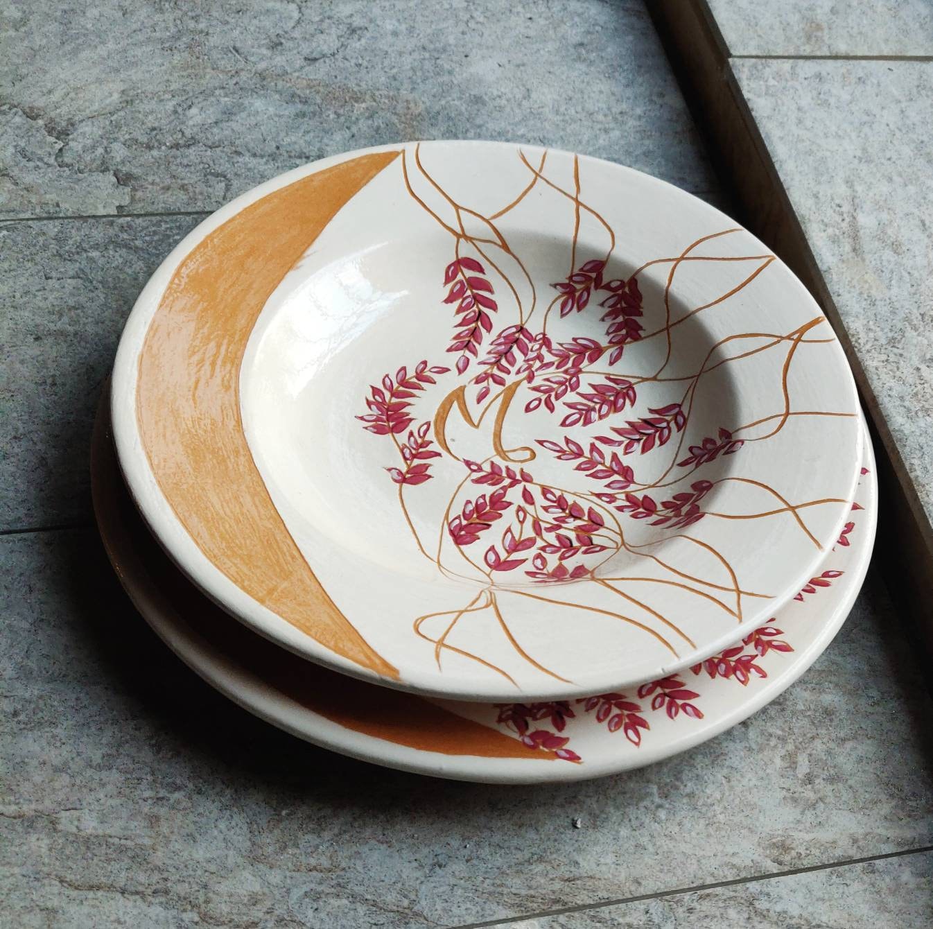 Personalized Serving Plate, Ceramics Handmade Ceramic Personalized ...