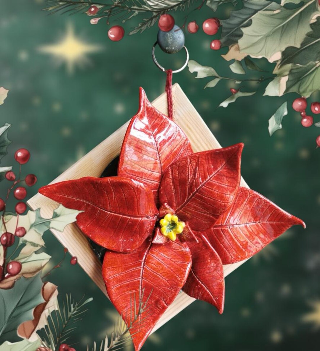 Ceramic Christmas Star, Christmas Wall Decorations, Christmas ...