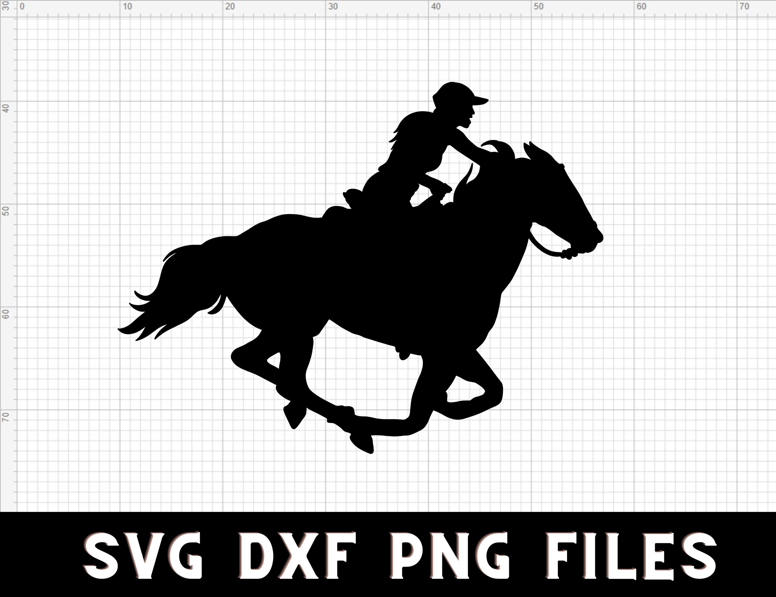 Barrel Racer Rodeo SVG Cutting File for Cricut, Silhoutte Machines in ...