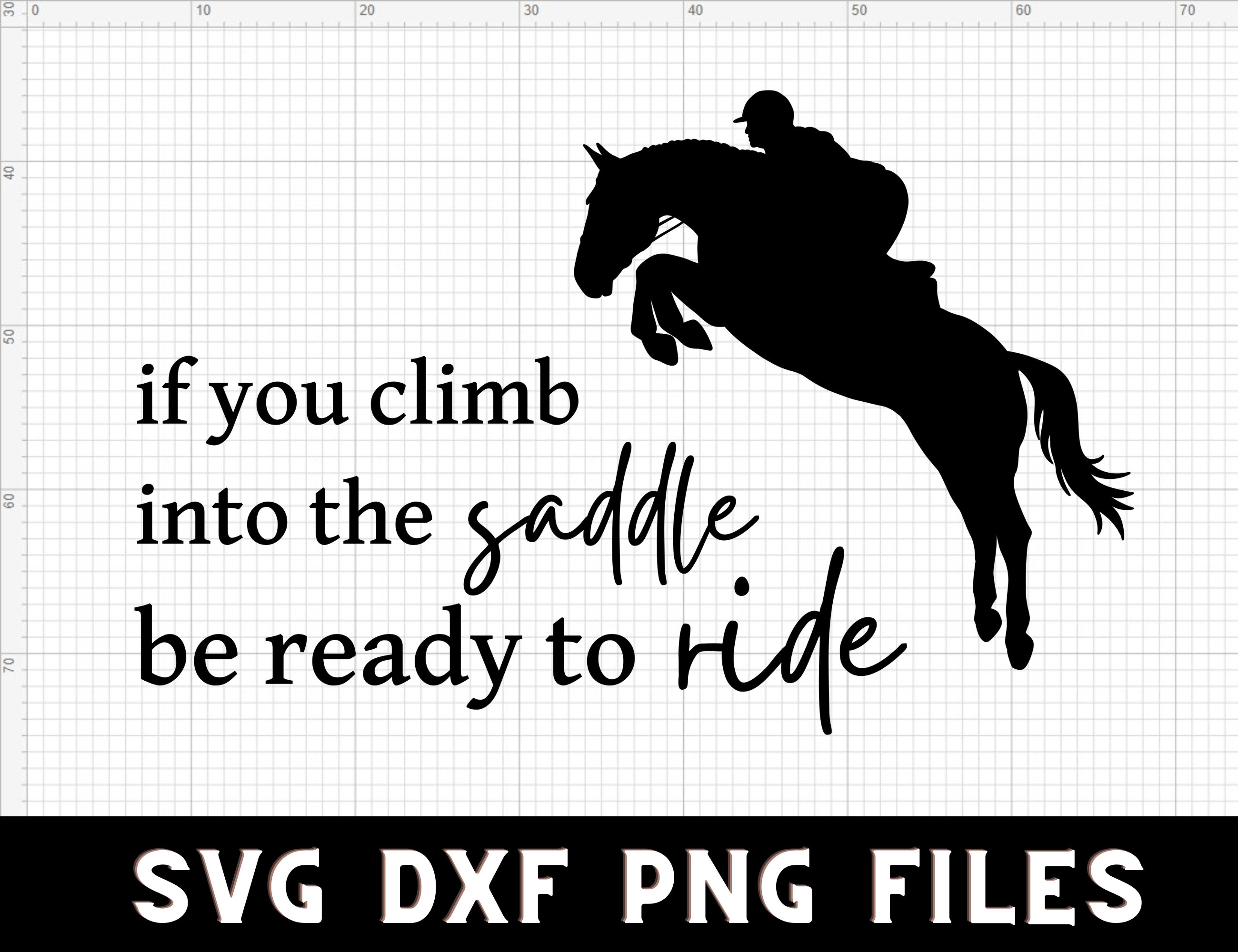 Horse Showjumping SVG Horse Riding SVG Cutting File for - Etsy