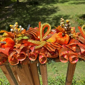 Fall Garland Lights and Remote Fall Mantel Garland Harvest Garland Deco ...