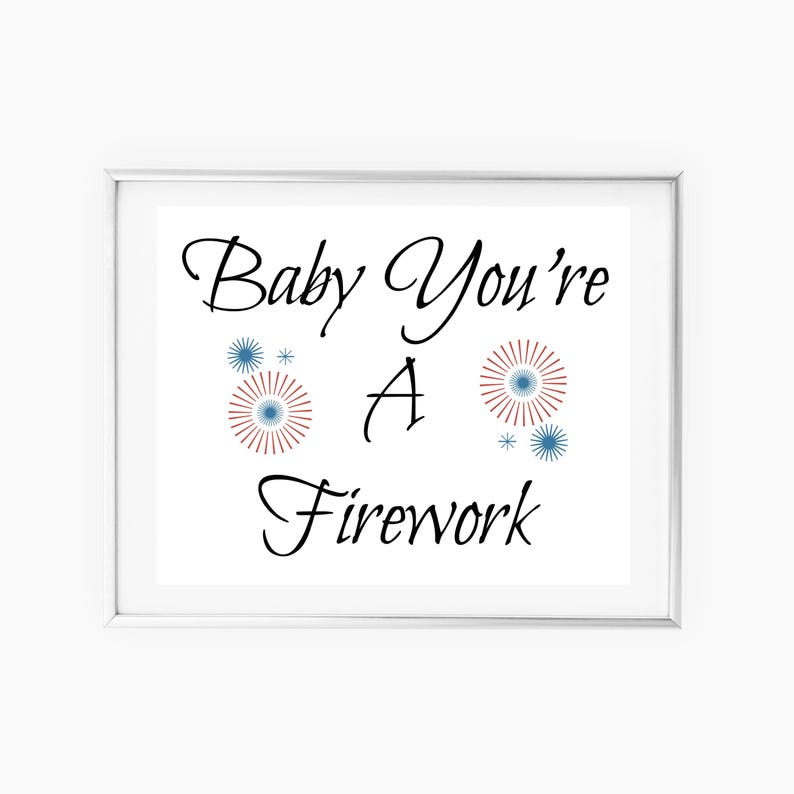 Baby You’re A Firework, 4th of July Baby Shower, Independence Day, Bbq ...