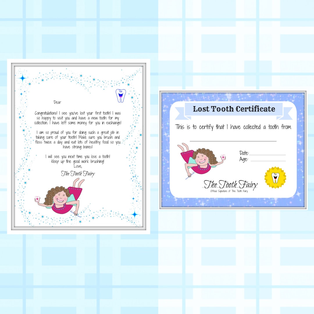 First Tooth Lost, Tooth Fairy Letter, Baby Milestone, Letter From Tooth ...