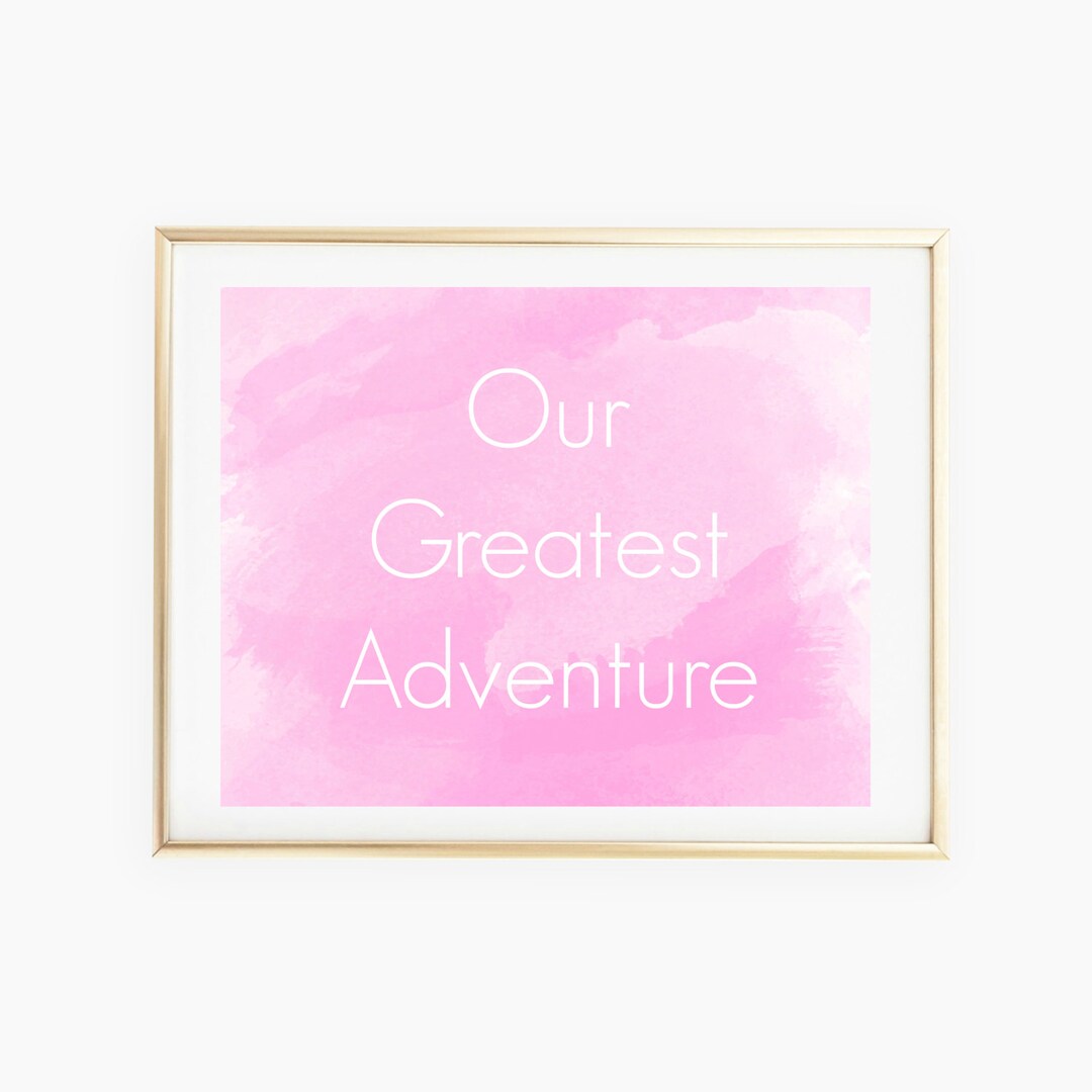 Watercolor Nursery Print, Nursery Quote Print, Watercolour Wall Art ...