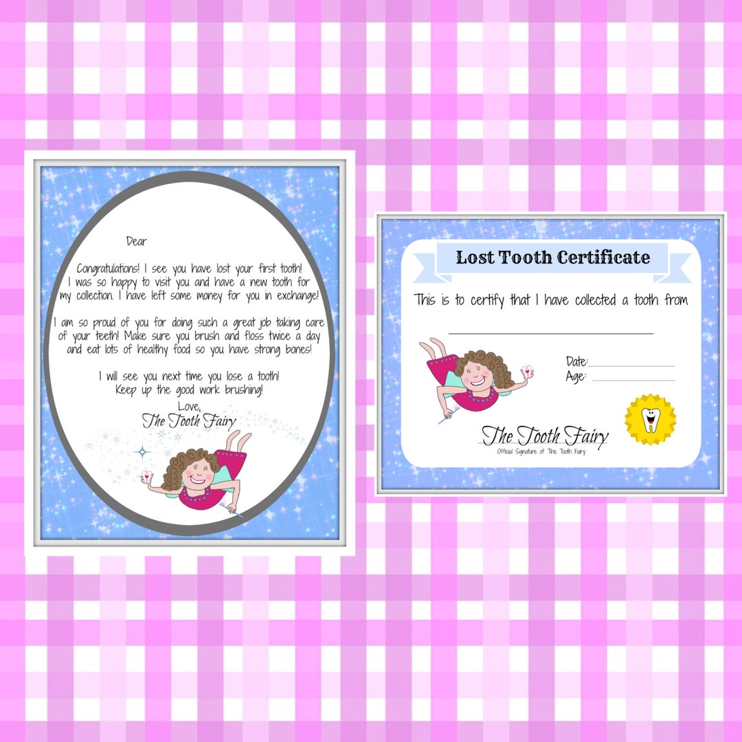 First Tooth Lost, Tooth Fairy Letter, Baby Milestone, Letter From Tooth ...