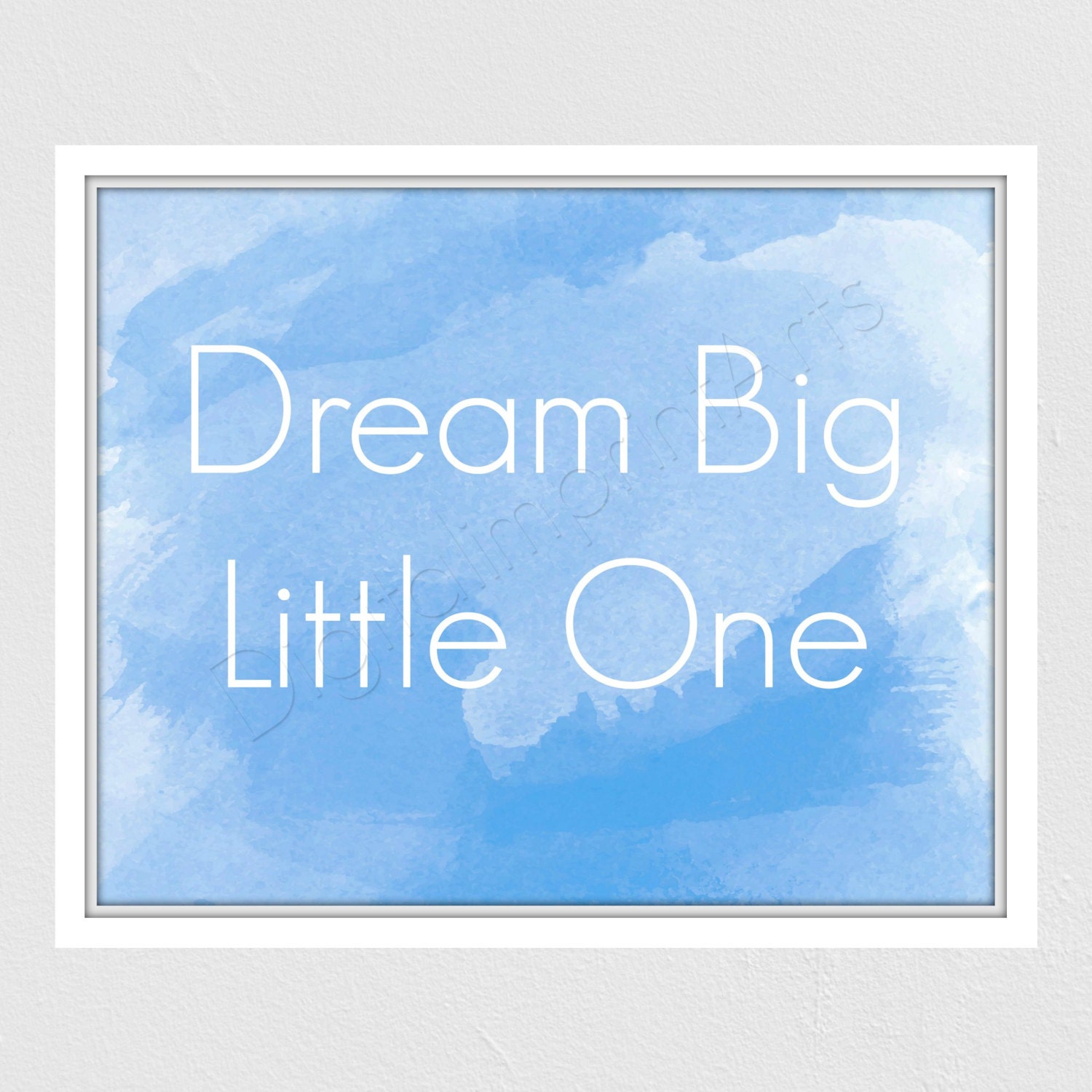 Watercolor Nursery Print, Nursery Quote Print, Watercolour Wall Art ...