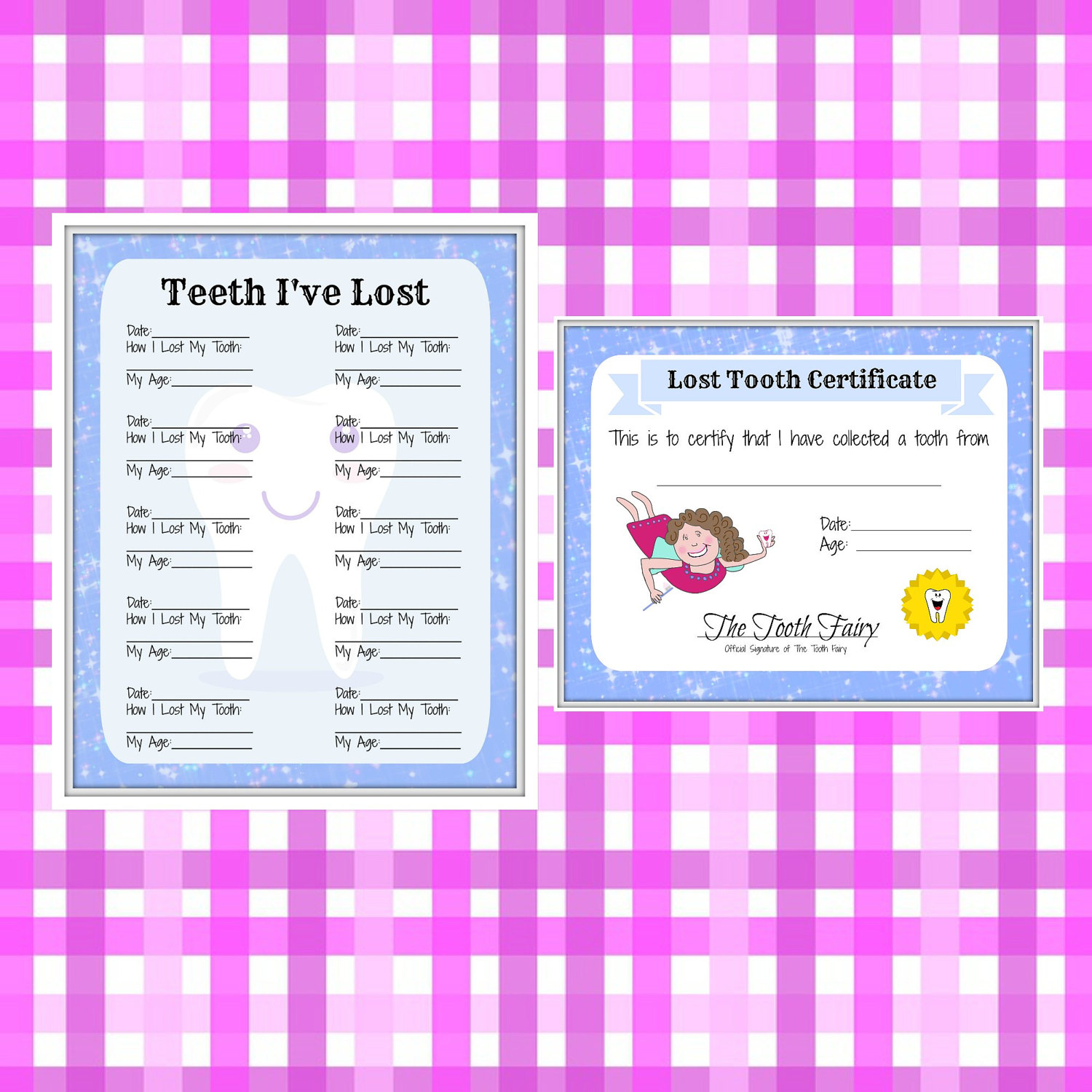 Tooth Tracker, Tooth Fairy Letter, Lost Tooth, Baby Milestone, From ...