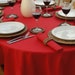 Cotton Collection Red Oval Tablecloth - Etsy
