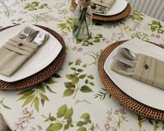 Round pvc tablecloth store