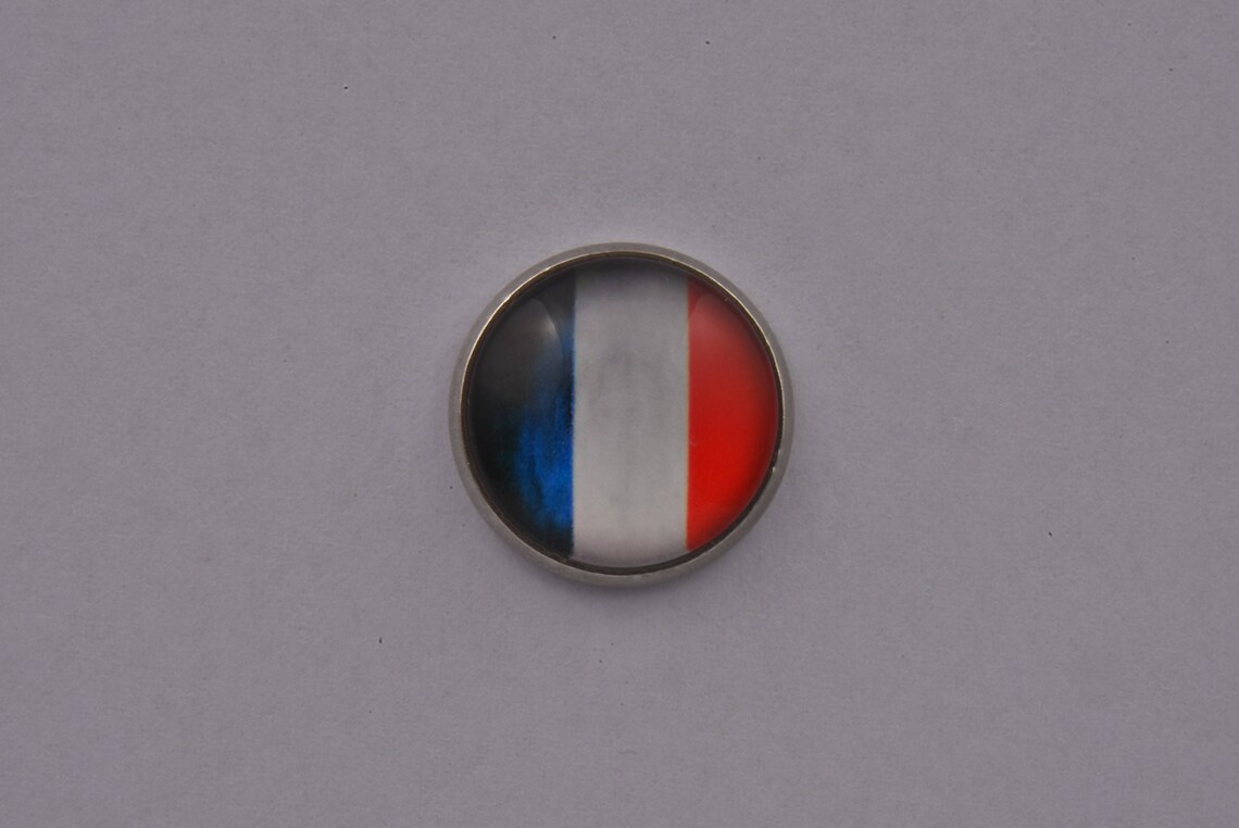 French Flag Lapel Pin Cool Suit France National Glass - Etsy