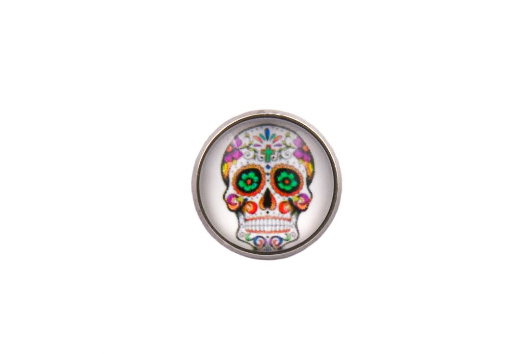 Mexican Skull White Lapel Pin Badge Lapel Pins UK Fashion Lapel Pins ...