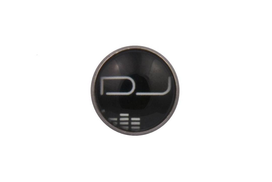 DJ Music Lapel Pin Cool Suit Disc Jockey Musician Band Black Glass ...