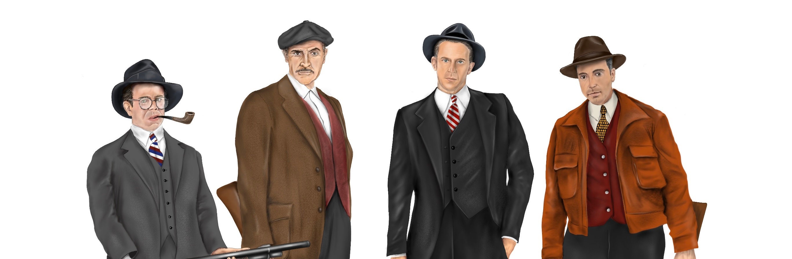 The Untouchables Art Print A4 Size Elliot Ness Kevin - Etsy UK