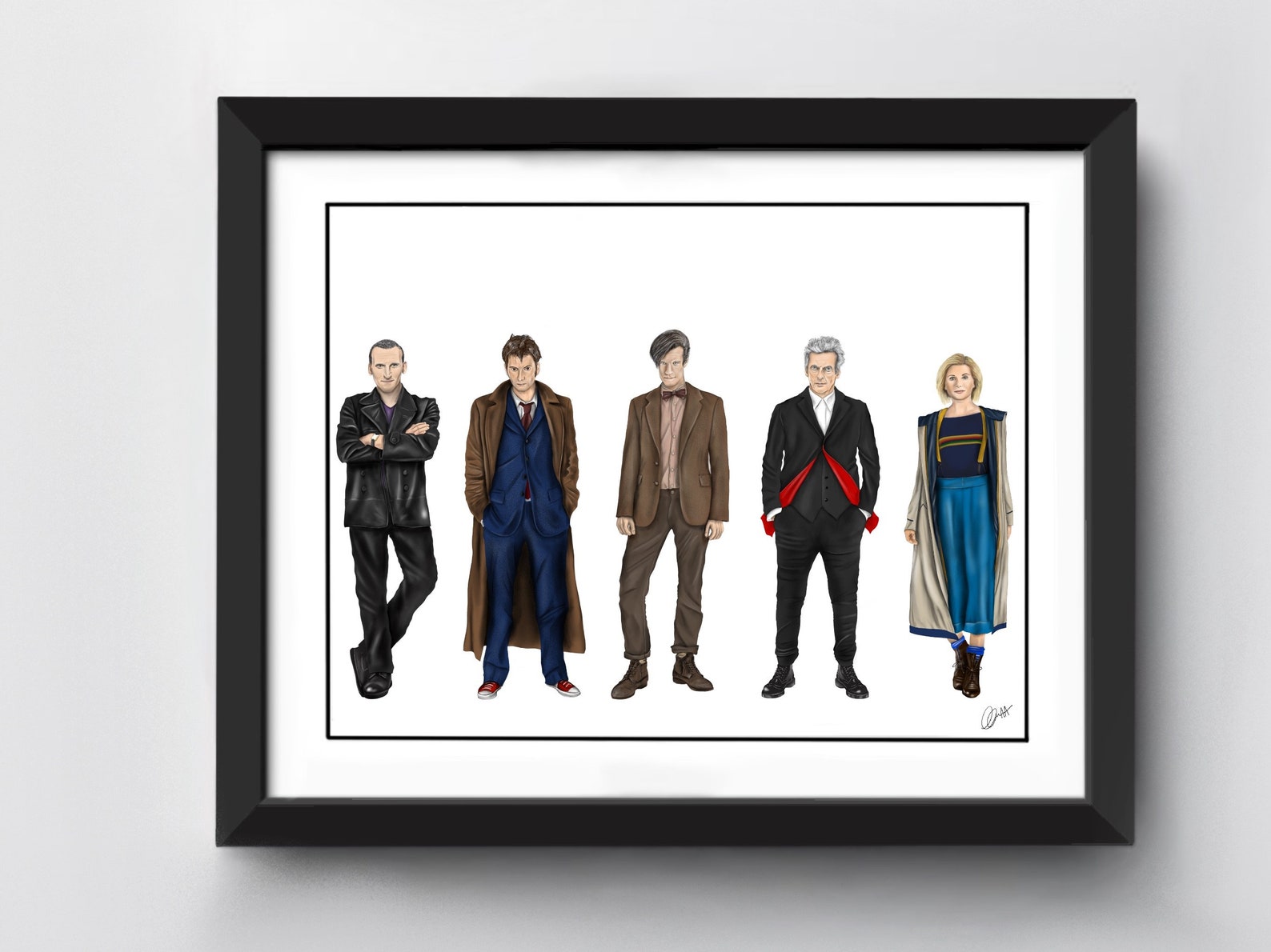 Doctor Who Art Prints A4 Size Set of 3 Prints All 13 - Etsy UK