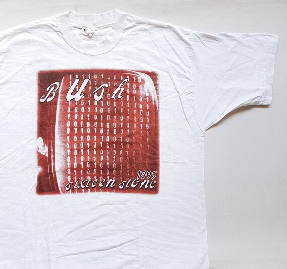 Vintage 1995 Bush Sixteen Stone US Tour T Shirt size … - Gem