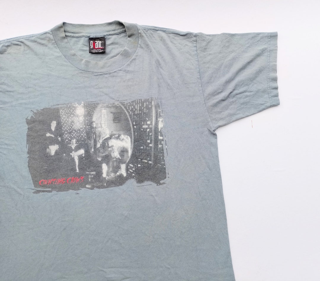 Vintage 1997 Counting Crows Recovering the Satellites Tour T Shirt Size ...