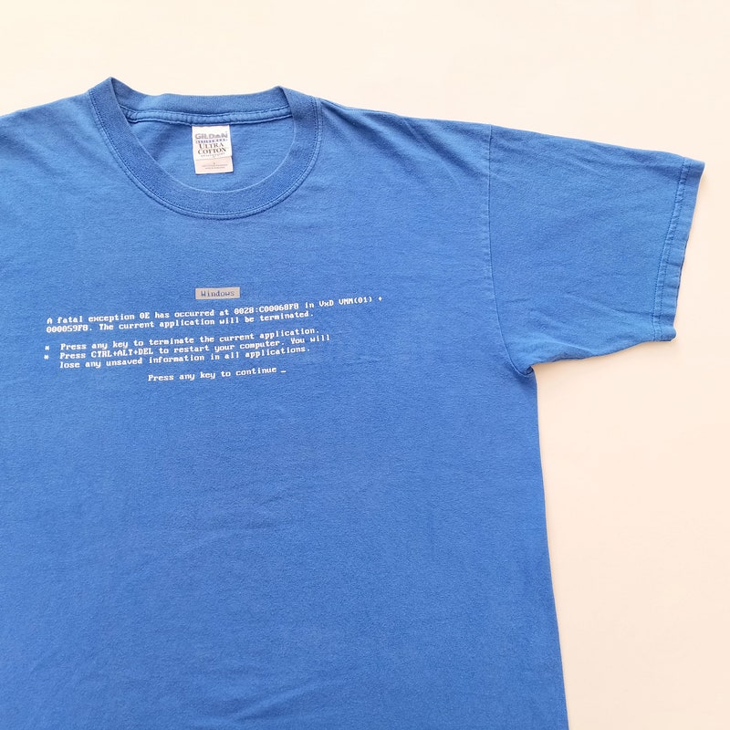 Blue Screen 90s - Etsy