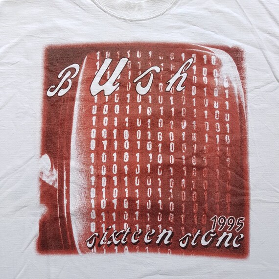 Vintage 1995 Bush Sixteen Stone US Tour T Shirt size … - Gem