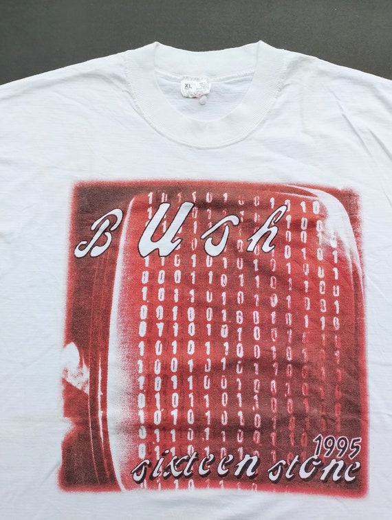 Vintage 1995 Bush Sixteen Stone US Tour T Shirt size … - Gem