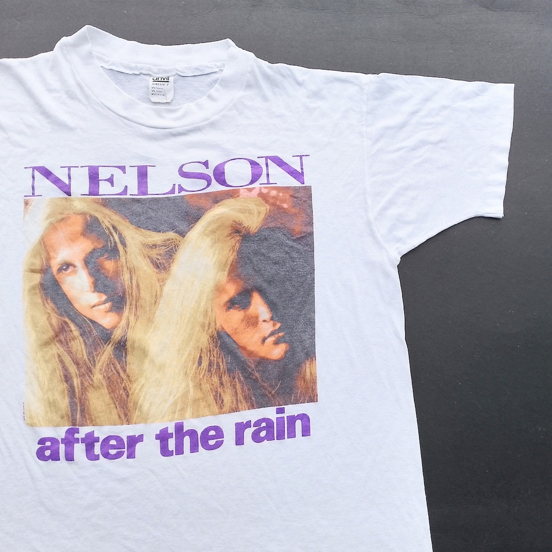 Vintage 1990 Nelson After the Rain Album Promo Original Concert T Shirt ...