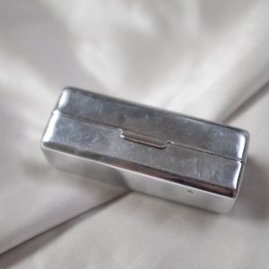 Vintage Stainless Steel Mirrored Lipstick Case - Etsy