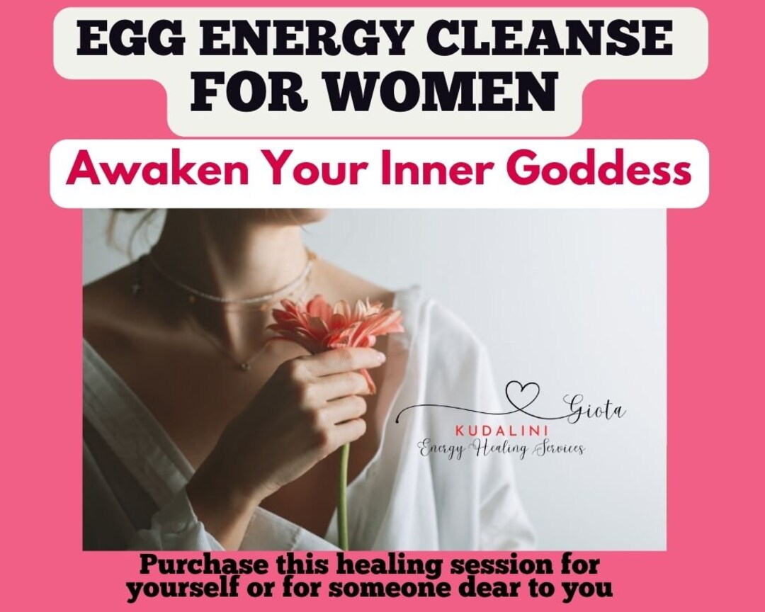 Egg Cleanse Energy Healing Session: Awaken Feminine Energy - Etsy