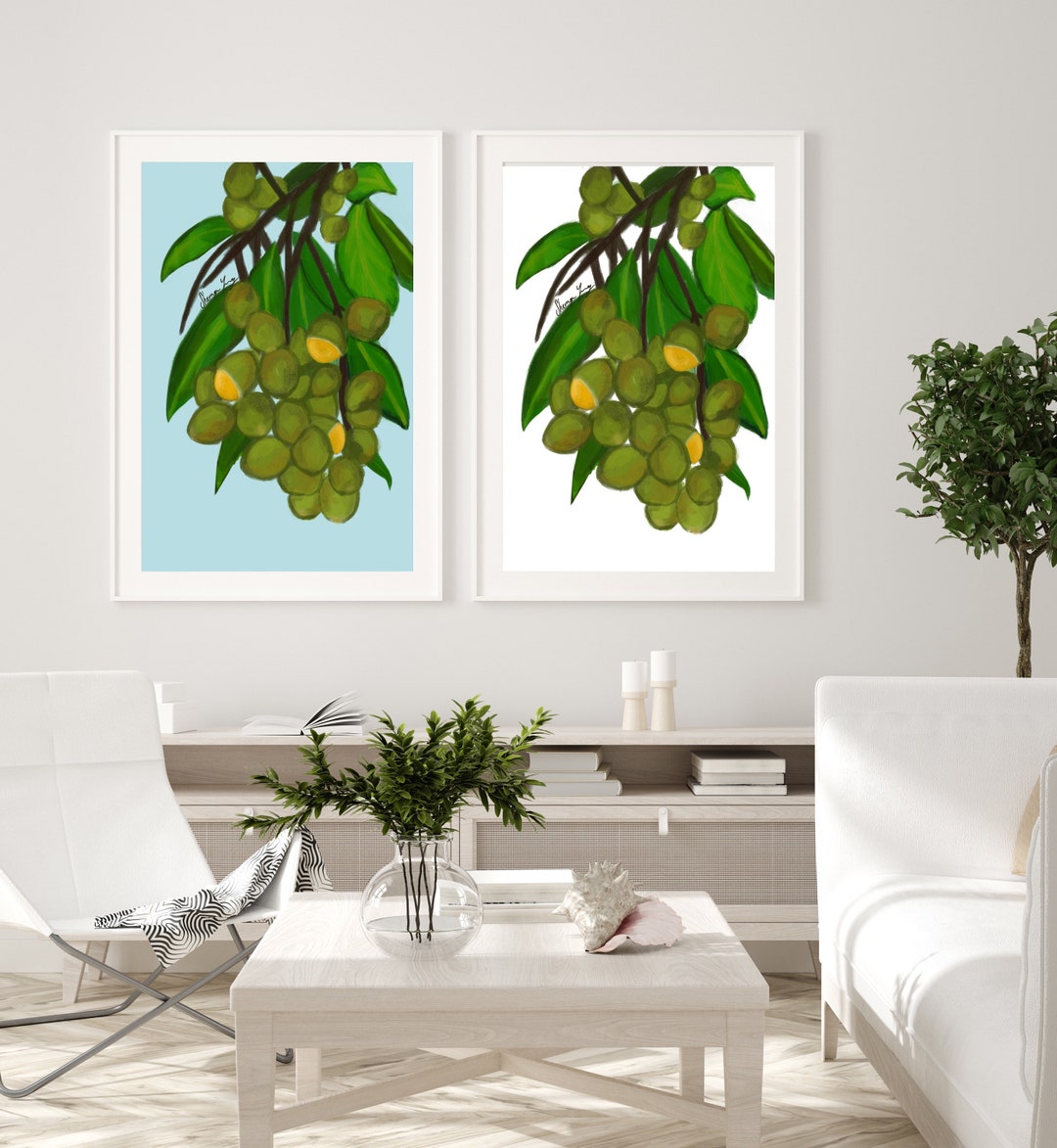 Guinep Art Print: Jamaican Kitchen Decor, Exotic Fruit Illustration - Etsy