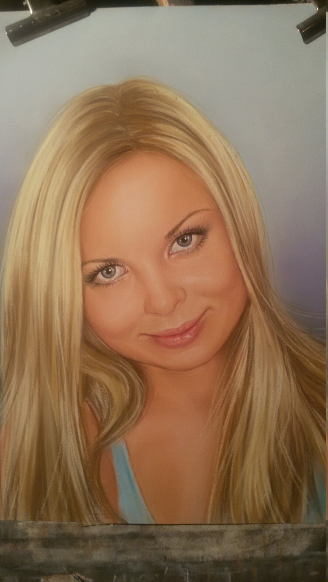 Custom Portrait From Selfie Photo . Custom Portrait Beautiful Girl ...