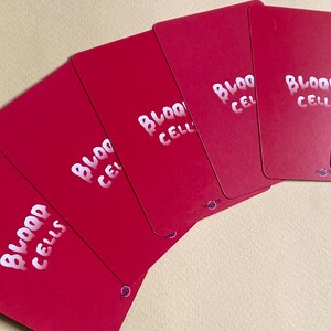 Blood Cells Keychain Collection With Random Card - Etsy