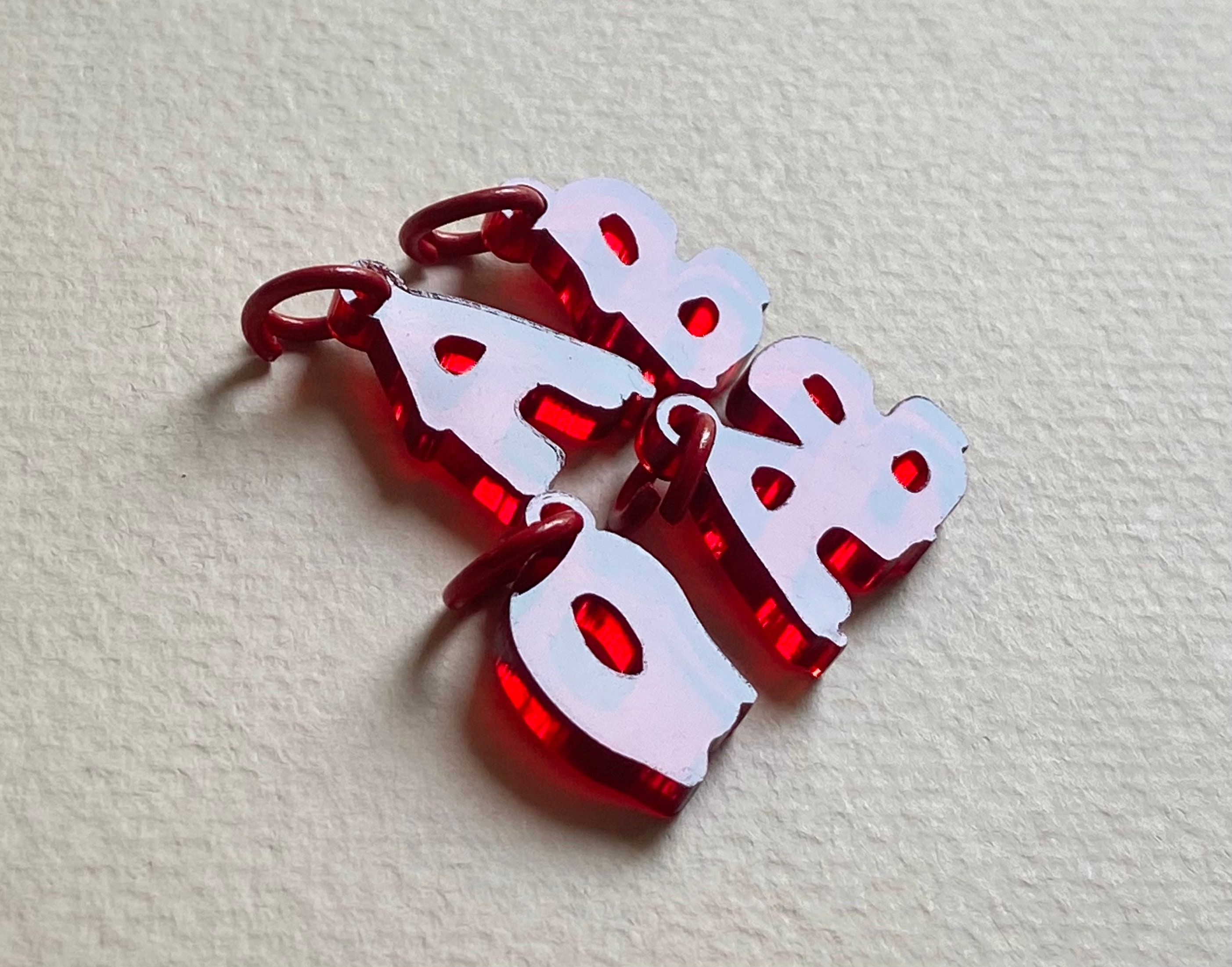 Red Blood Cell Keychain With Blood Type Charm - Etsy