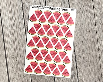 Watermelon Date Covers Planner Stickers Watermelon Slices Stickers ...