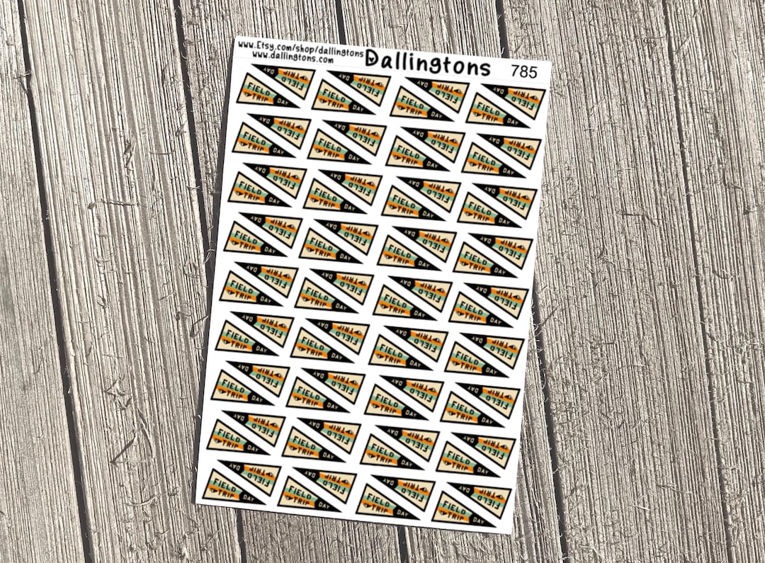 Field Trip (#785) - Tiny Stickers for Books and Planners - Etsy