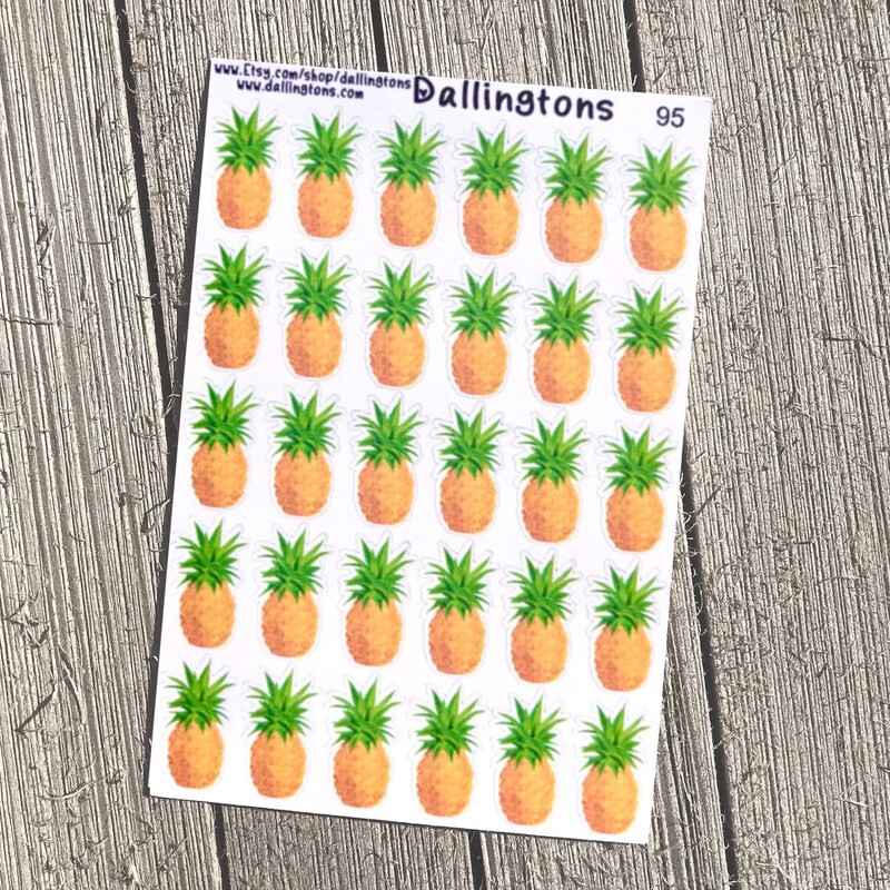 Pineapple Sticker - Etsy